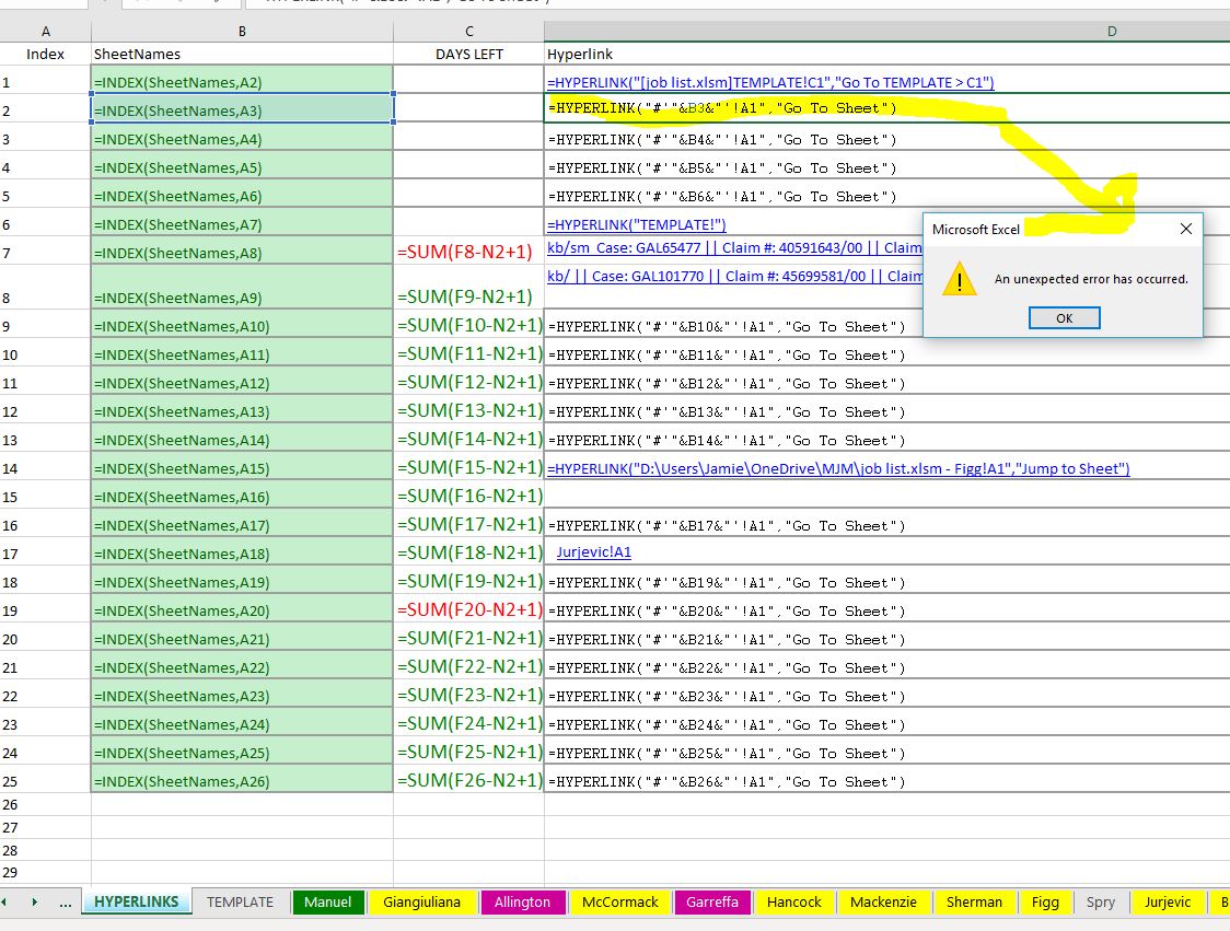 Hyperlink Function Returns Cannot Open Specified File Microsoft Community Hub
